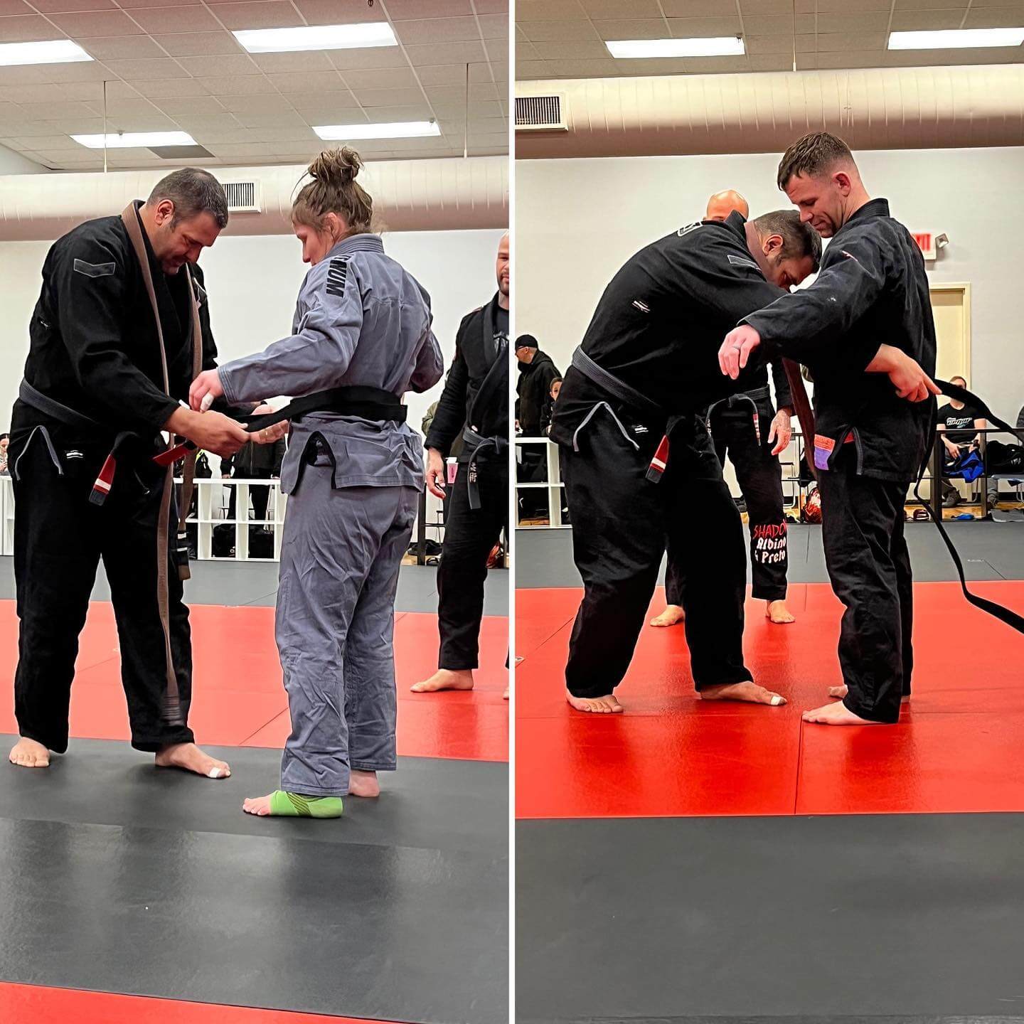 Pam Sorenson and Ben Locken Promoted to Black Belt - The Cellar Gym ...